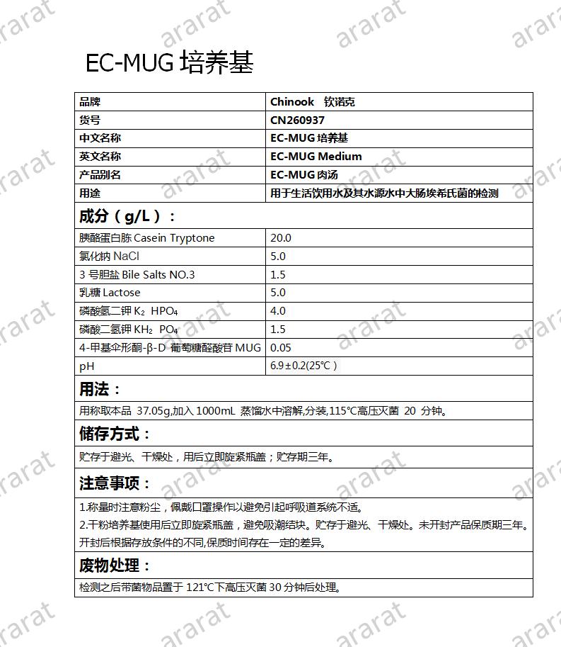 EC-MUG培养基 – 阿勒山
